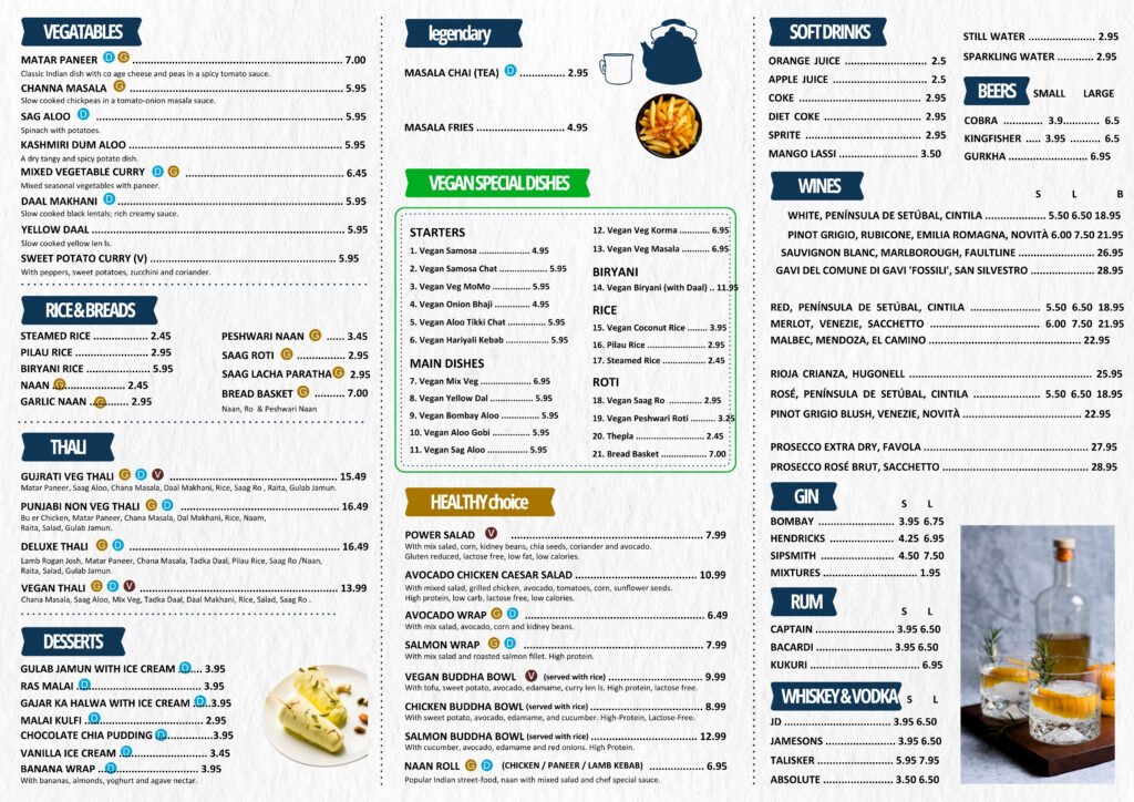 Our Menu – Timur Restaurant